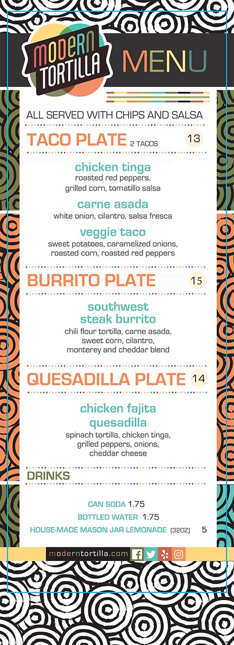 Our Menu | Book Taco Stand Catering in Phoenix AZ at Modern Tortilla!